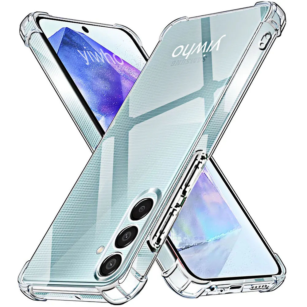Shockproof Clear Soft Back Case for Samsung M15 5G M54 M34 M14 5G M53 ...
