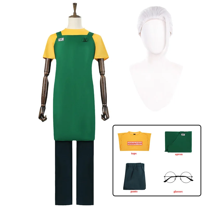 Taro Sakamoto Cosplay Sakamoto Days Cosplay Costume Apron Glasses Wig ...