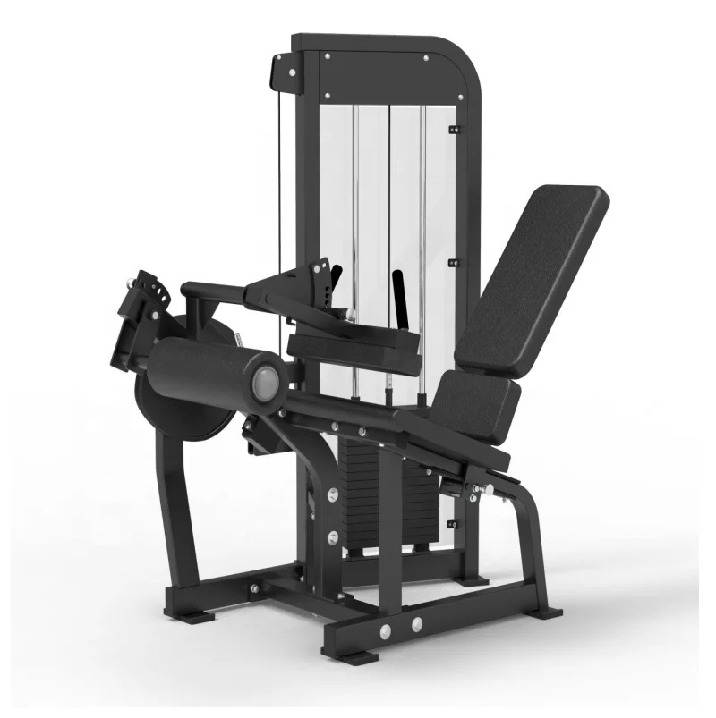 Leg-Training-Machine-gym-Seated-Leg-Curl-Commercial-Loaded-Weight-Plate ...
