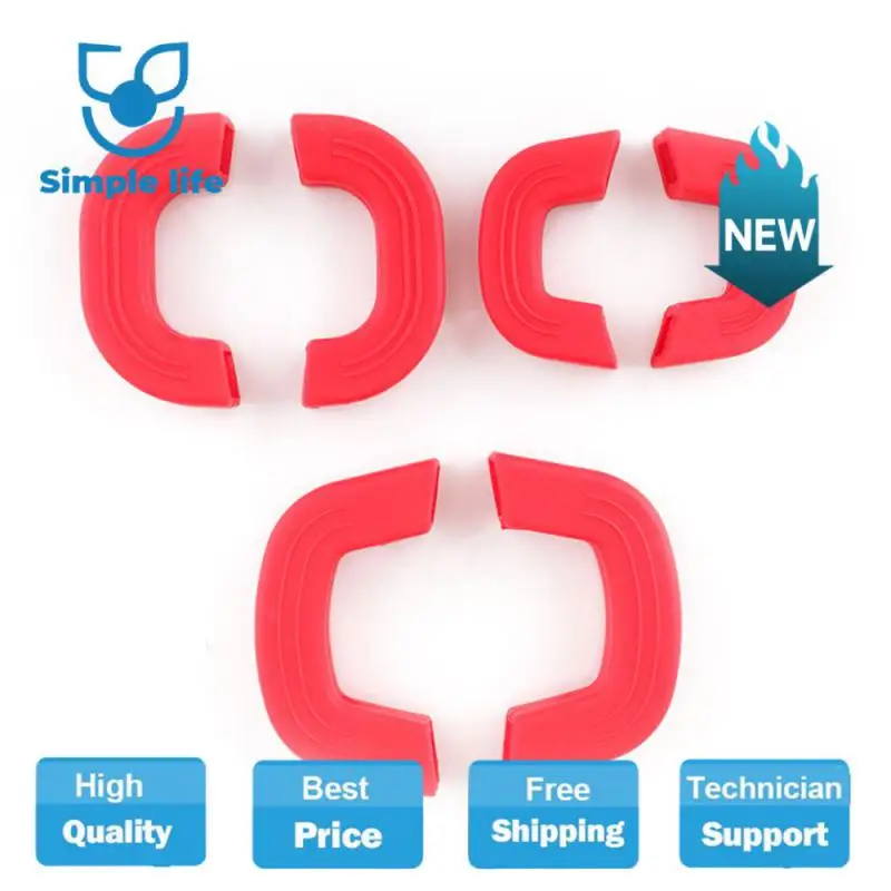 Pot-Handle-Gloves-Red-Insulation-Simple-Anti-scald-Non-slip-Pot-Handle ...