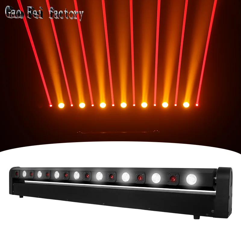 8Eyes-Laser-Amber-Beam-RGBW-Light-Lyre-Moving-Head-Lights-For-DJ-Bar ...