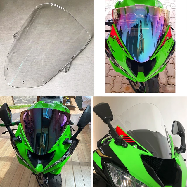 Motorcycle Double Bubble Windshield WindScreen Screen For