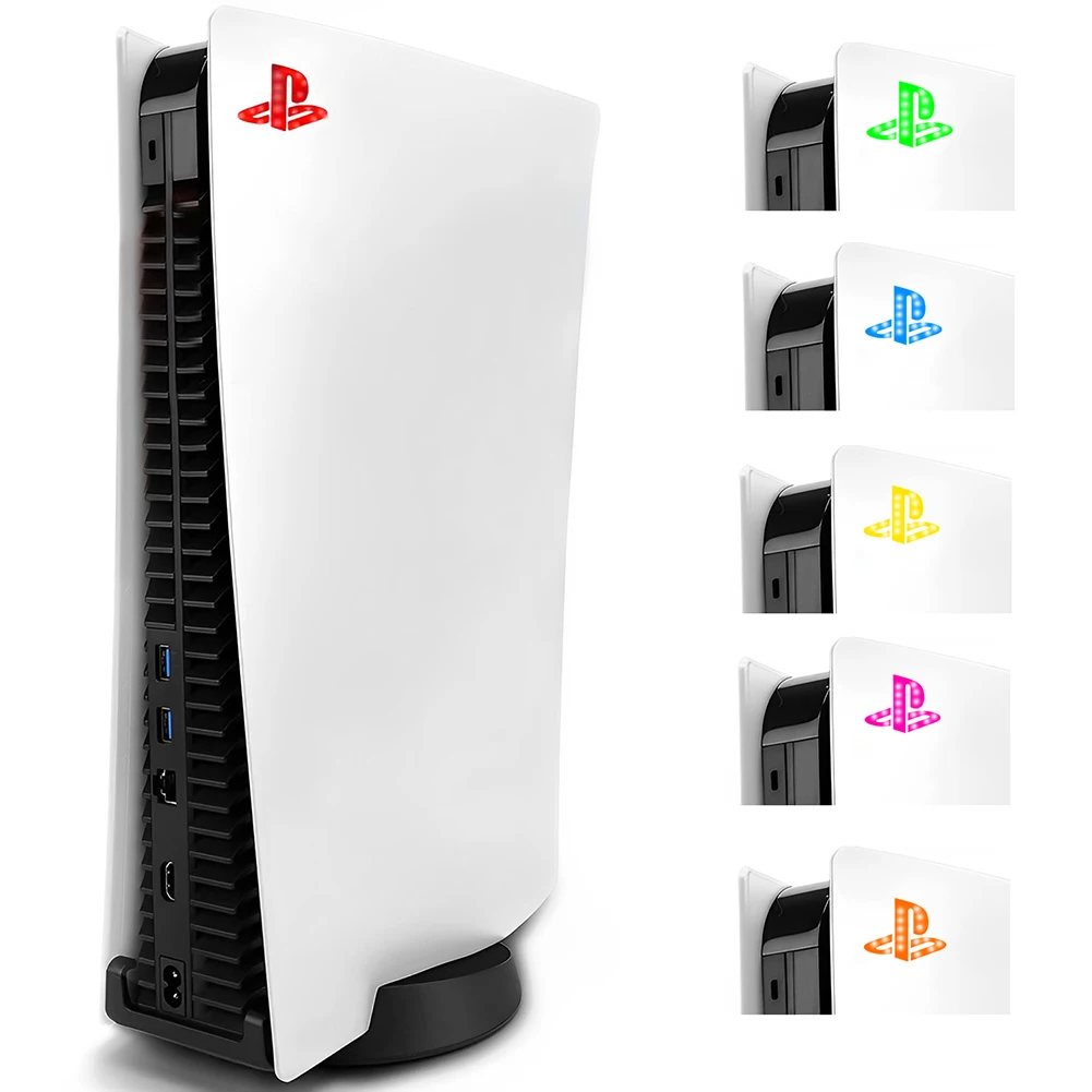 Logotipo-de-luz-LED-para-disco-PS5-y-consola-Digital-8-colores-RGB ...