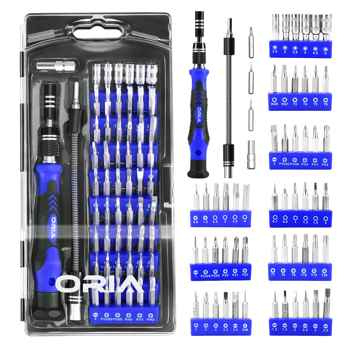 ORIA-Precision-Screwdriver-Set-60-in-1-Magnetic-Screwdriver-Bit-Kit-For ...