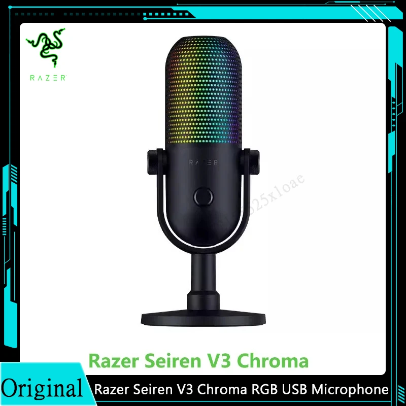 New-Razer-Seiren-V3-Chroma-RGB-USB-Microphone-Stream-Game-Reactive ...