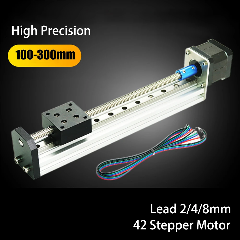 Ball Screw Linear Guide Module CNC Slide Aluminum Alloy Manual Sliding ...