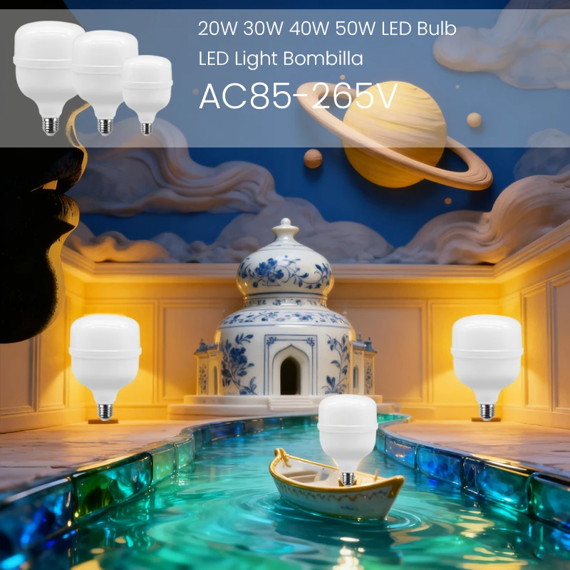 2-5pcs Lampada LED Light Bombilla LED Lamp 20W 30W 40W 50W LED Bulb AC ...