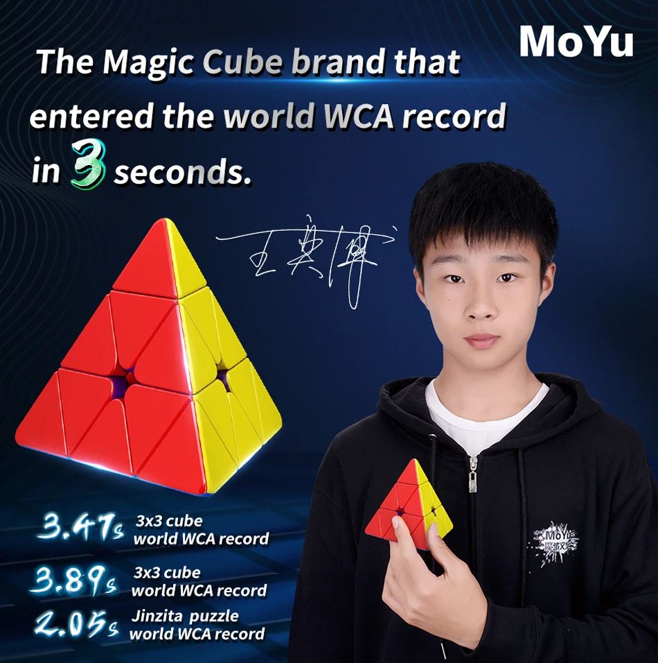 RS Maglev Pyramix - MoYu RS 3x3x3 Maglev Cube magnétique professionnel ...