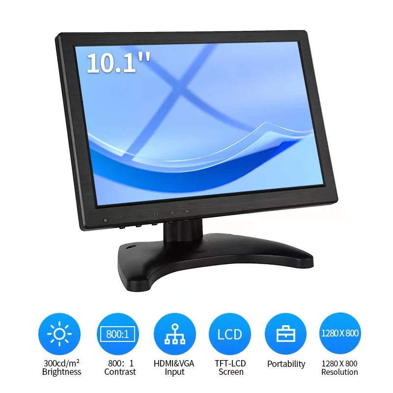 10-1-Inch-LCD-Monitor-With-HDMI-VGA-for-TV-Computer-TFT-Display-Color ...
