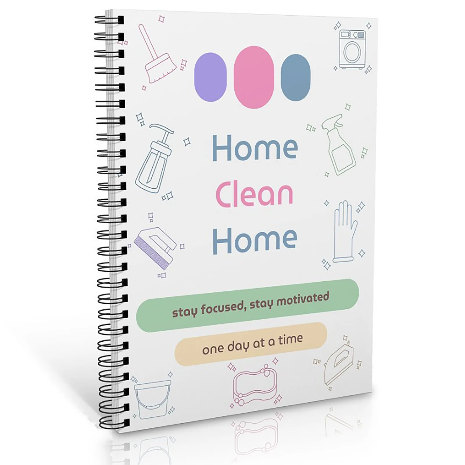 Home Cleaning Plan Notebook Personal Goal Management And Life Planning ...