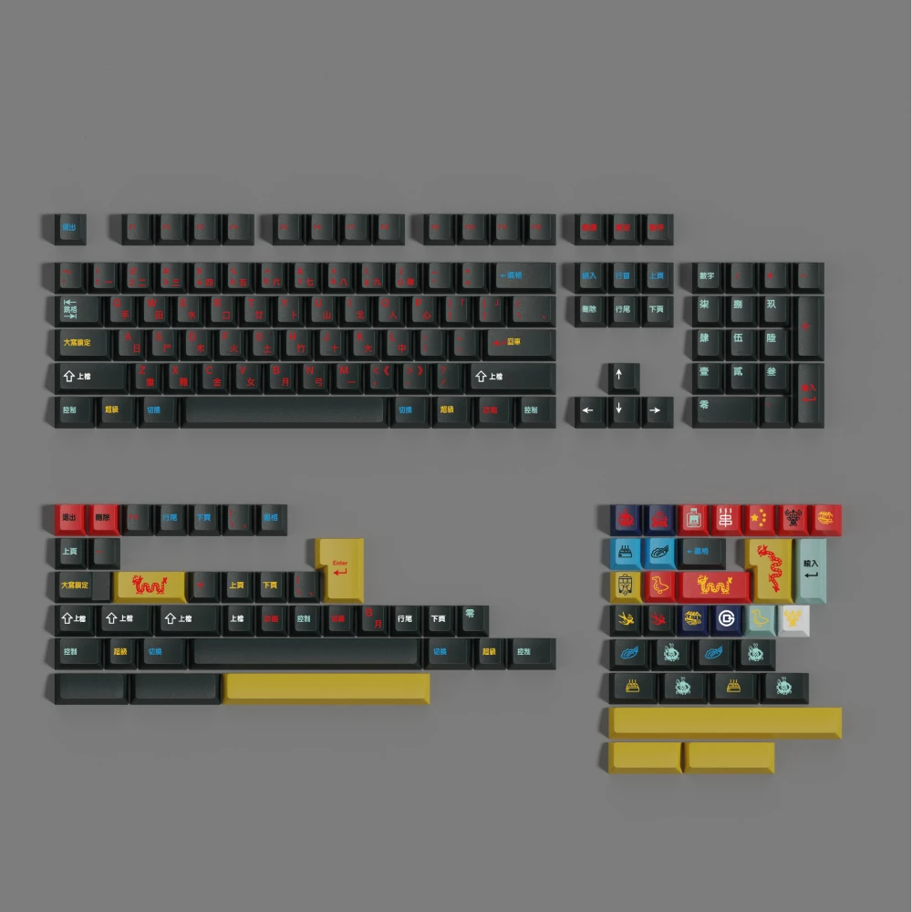 PBT GMK Houhai Keycaps Cherry Profile Dye Sublimation GMK Clone Keycap ...