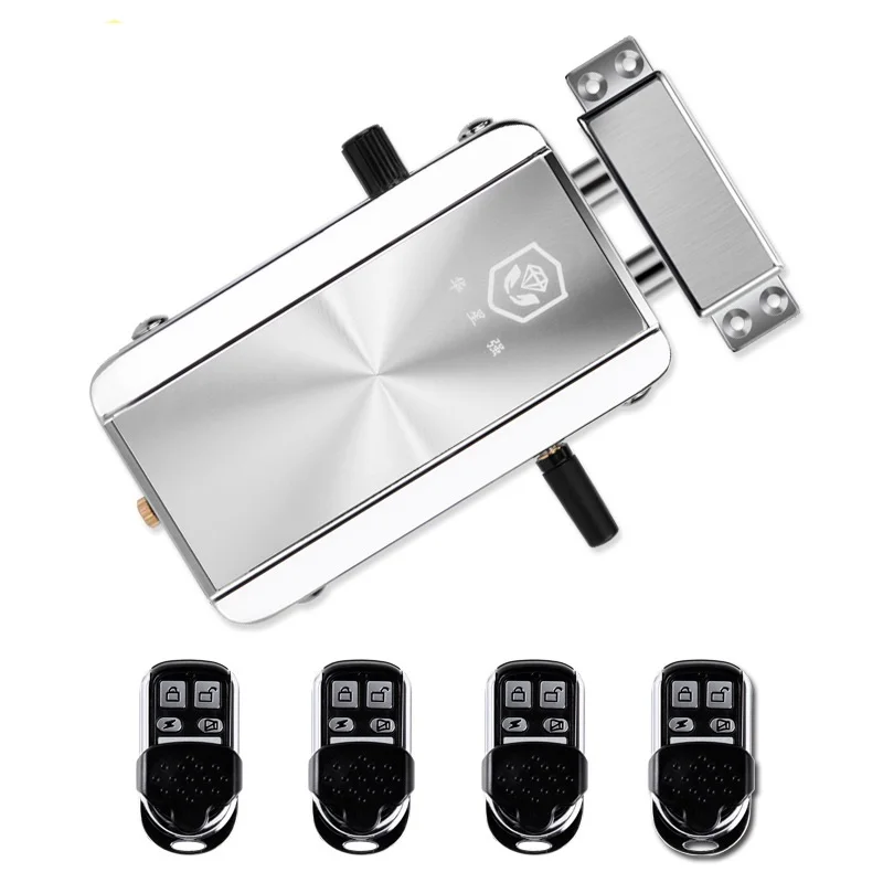 Wireless Remote Control Door Lock Intelligent Invisible Anti theft ...