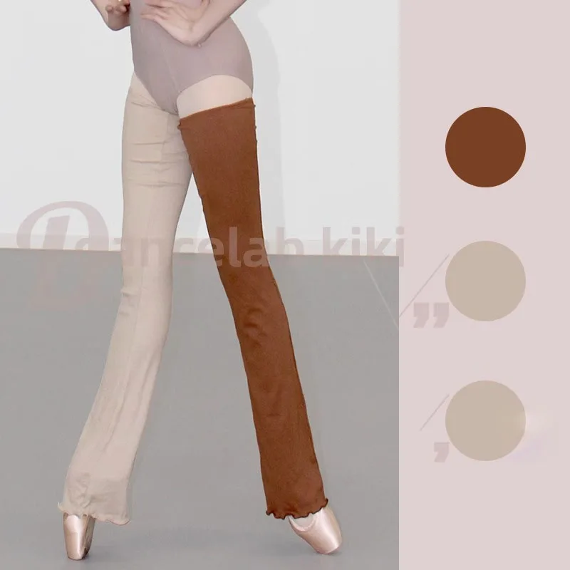 Calcetines-para-pr-ctica-de-Ballet-protectores-de-piernas-roscados ...