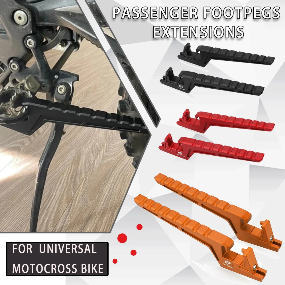 Dirt-Bike-Passenger-Foot-Peg-Extensions-Footpegs-estendidos-Acess-rios ...