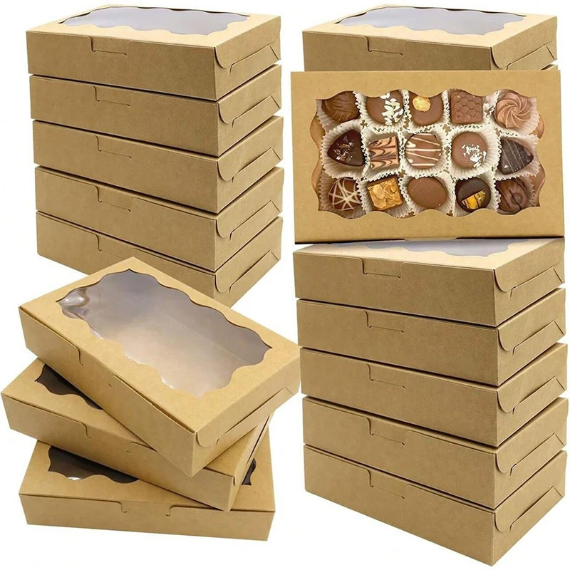 1/5/10pcs Packaing Box Pastry Cake Dessert Box Gift Box Candy Packaging ...