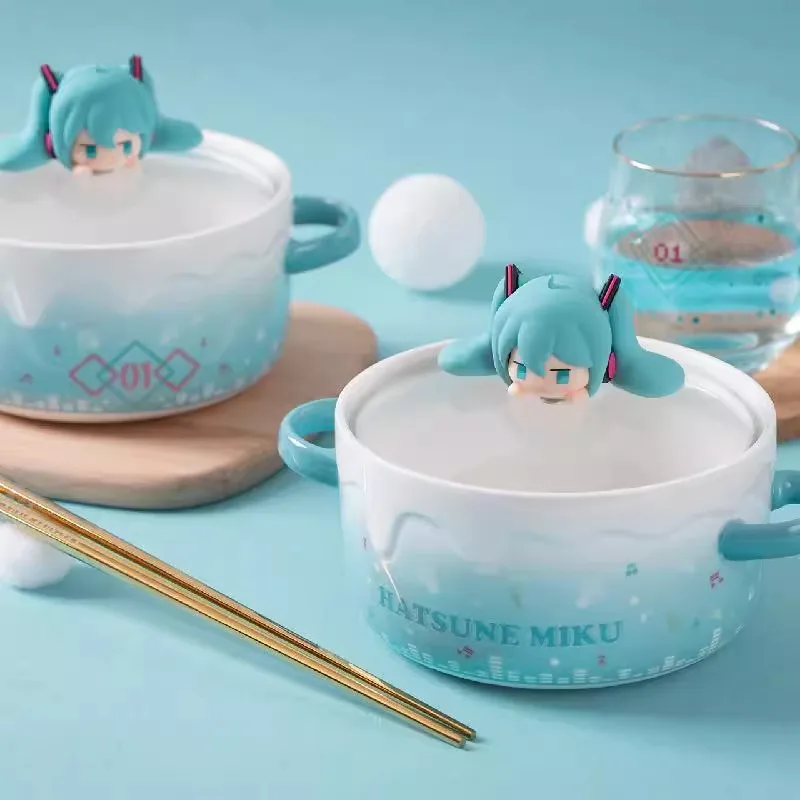 New-Hatsune-Miku-Bowl-750ml-Animation-Peripheral-Cute-Cartoon-Ceramic ...