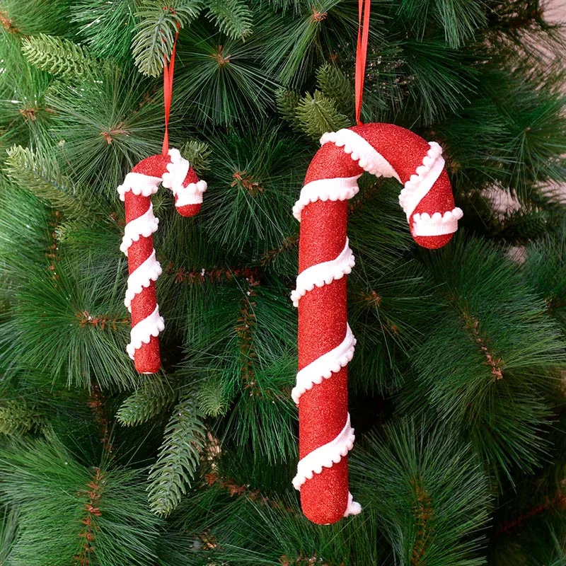 1Pc-Large-14-25cm-Red-Candy-Cane-For-Christmas-Tree-Hanging-Ornament ...