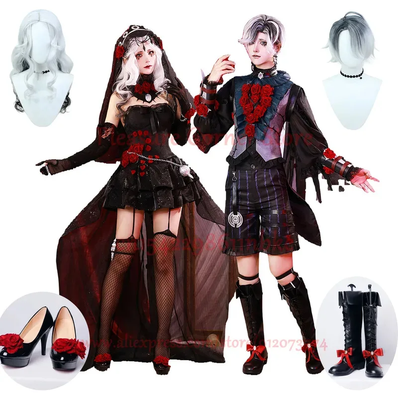 Game Identity V Ada Messmer Cosplay Costume Sexy Dress Dark Gown ...