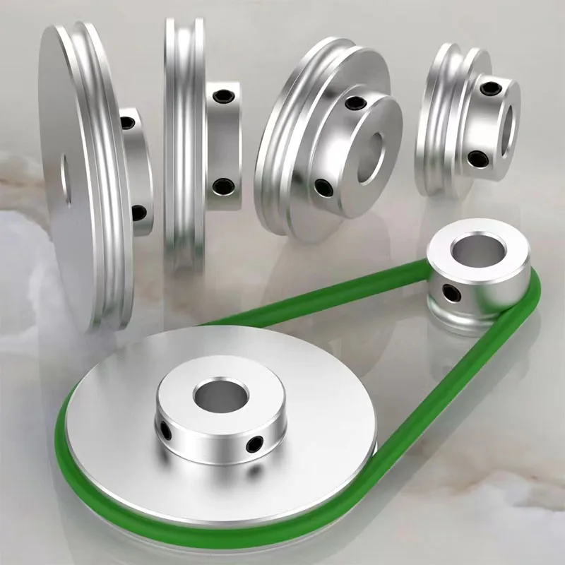 Aluminum-alloy-pu-circular-single-groove-pulley-Daquan-joint-table ...