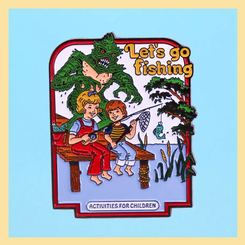 Broche-de-dessin-anim-de-la-s-rie-Monster-insigne-DelTradus-pingles-en ...