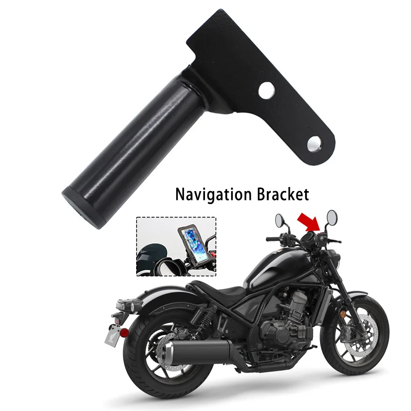 Motorcycle-Mobile-Phone-Stand-Holder-GPS-Navigation-Plate-Bracket-For ...