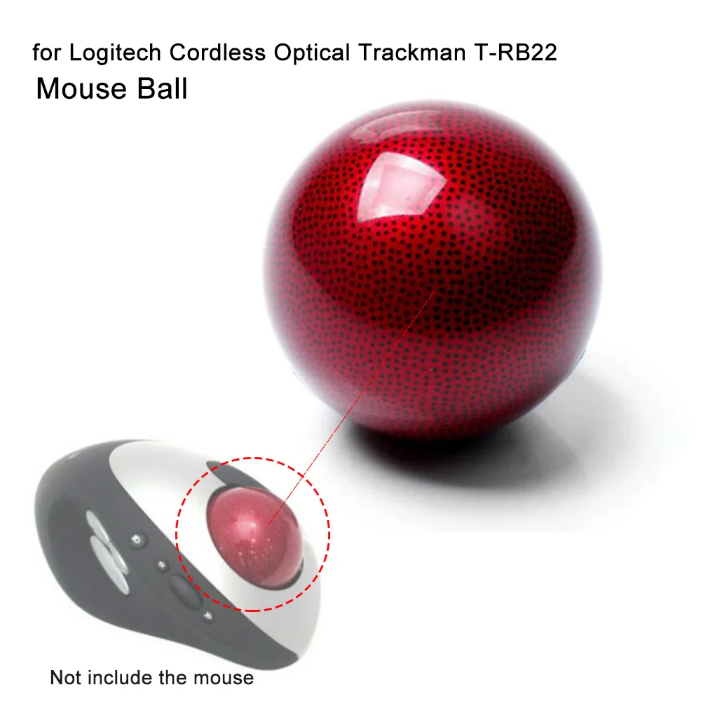 Logitech-Cordless-Optical-Mouse-Ball-Trackball-Repara-o-Parte-Trackman ...