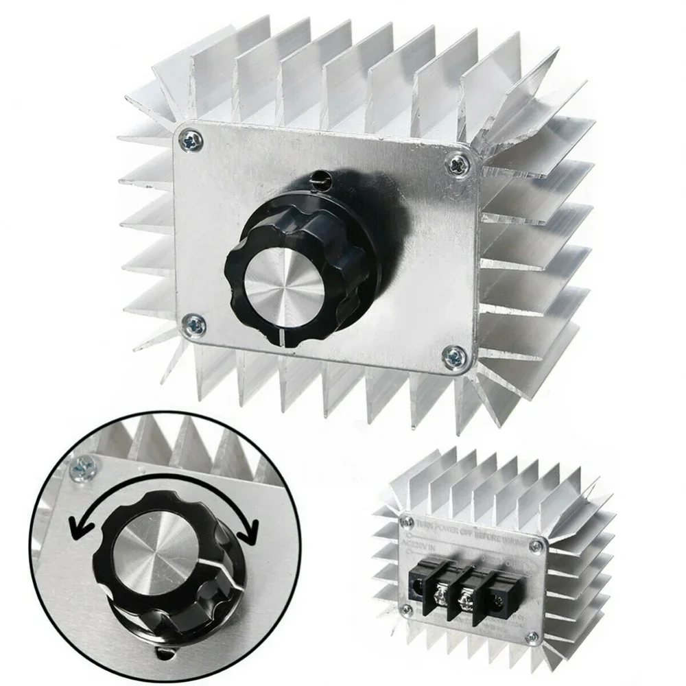 5000W Power Supply SCR Voltage Regulator Motor Speed Controller Light ...