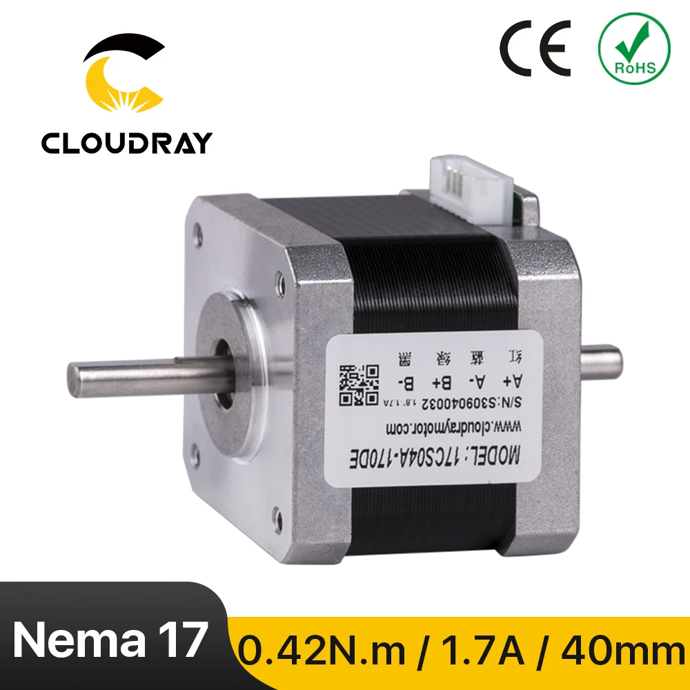 Stepper Motor Nema 17 Double Shaft | Nema 17 Stepper Motor 40mm ...