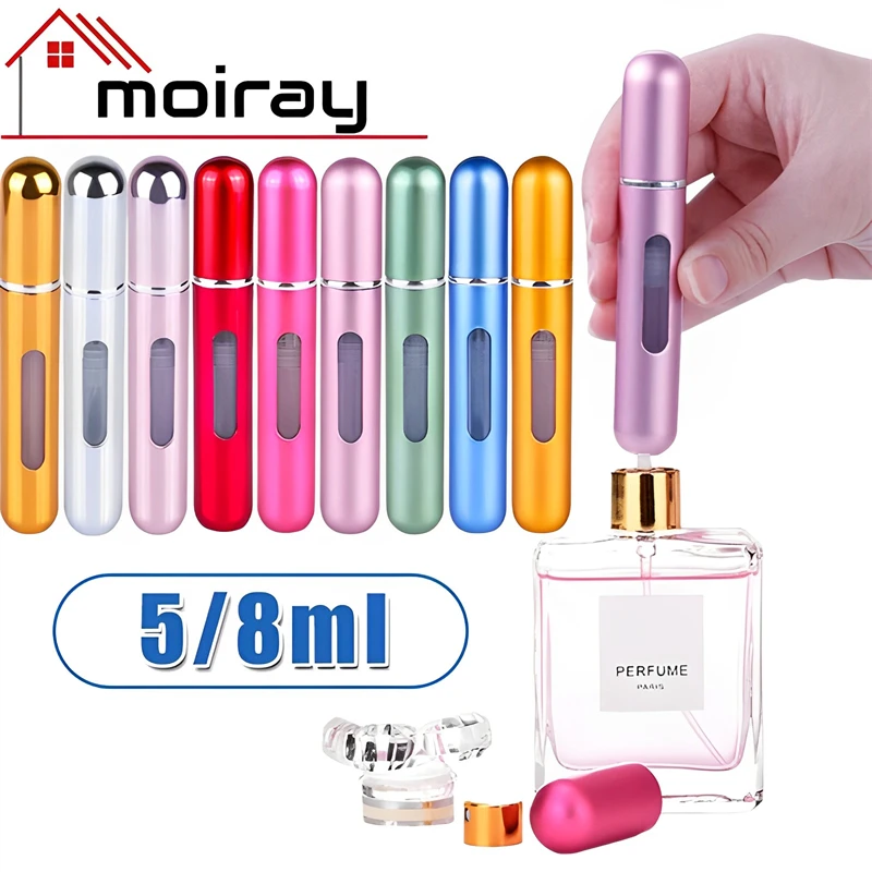 5/8ml Mini Portable Refillable Perfume Bottle with Spray Scent Pump ...