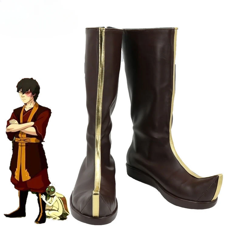 Prince-Zuko-Cosplay-Shoes-Anime-Cosplay-PU-Leather-Shoes-Halloween ...