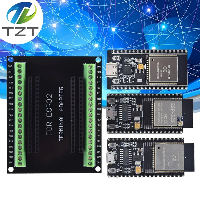Generic Esp32 Development Board Esp-32s Nodemcu-32s Micro/type-C Wireless Module Wifibluetooth ...