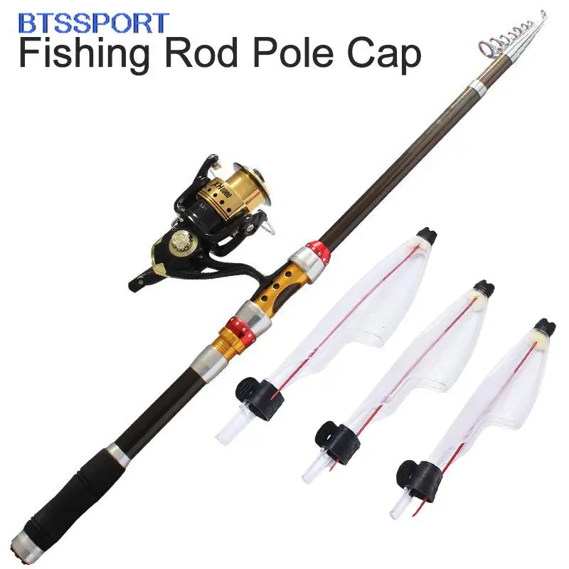 3Pcs-Telescopic-Fish-Rod-Cap-Pole-Protection-Caps-Rod-Hat-Protectors ...