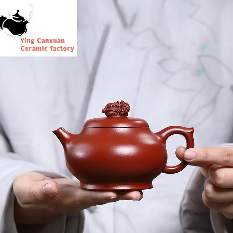 Tetera-China-Yixing-de-arcilla-p-rpura-hecha-a-mano-mineral-crudo ...