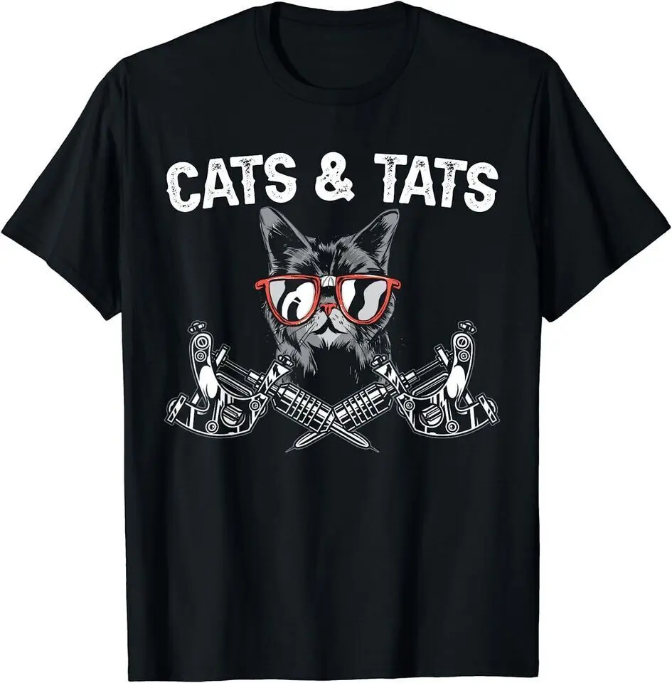 New-LIMITED-Cats-And-Tats-Inking-Tattoo-Lover-Tattoo-Unisex-Funny-T ...