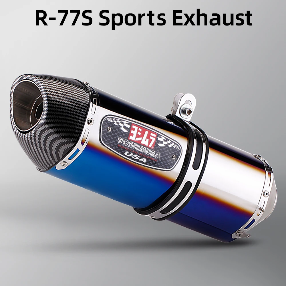 R77S-Sports-muffler-51mm-universal-motorcycle-yoshimura-r77-exhaust-pipe-db-killer-for-mt09-R3 ...