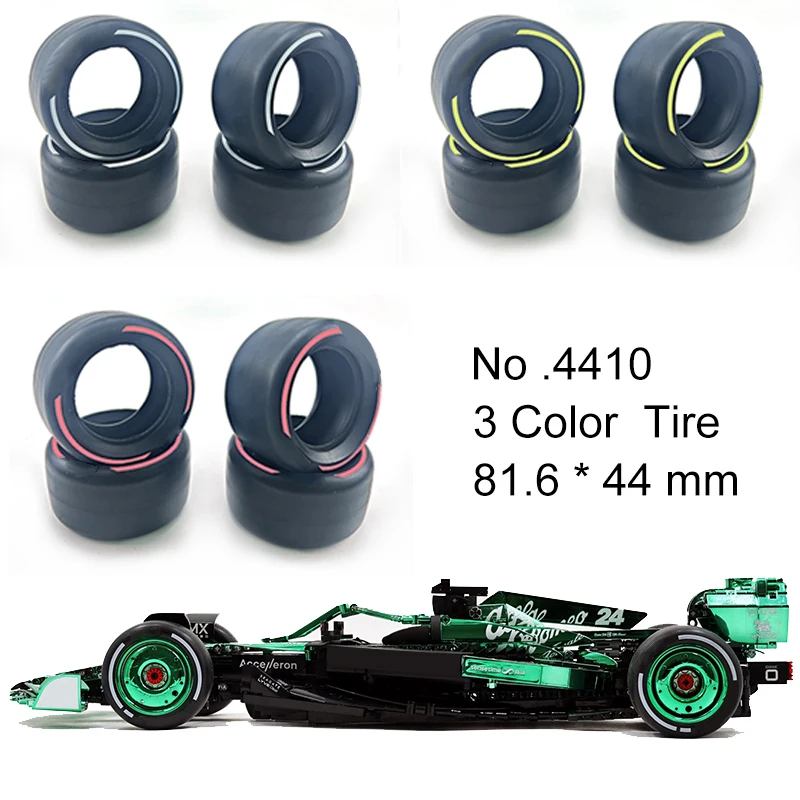 New-4410-Tenchnial-Building-Blocks-F1-Car-Tyre-Wheel-15038-49294-Diy ...