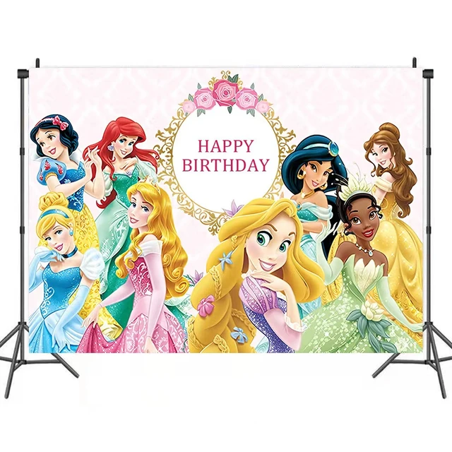 Disney Princess Happy Birthday Banner
