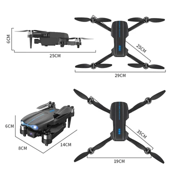 The New E99MAX Brushless Drone Optical Flow Dual HD Aerial Photography Quadcopter Professional ...