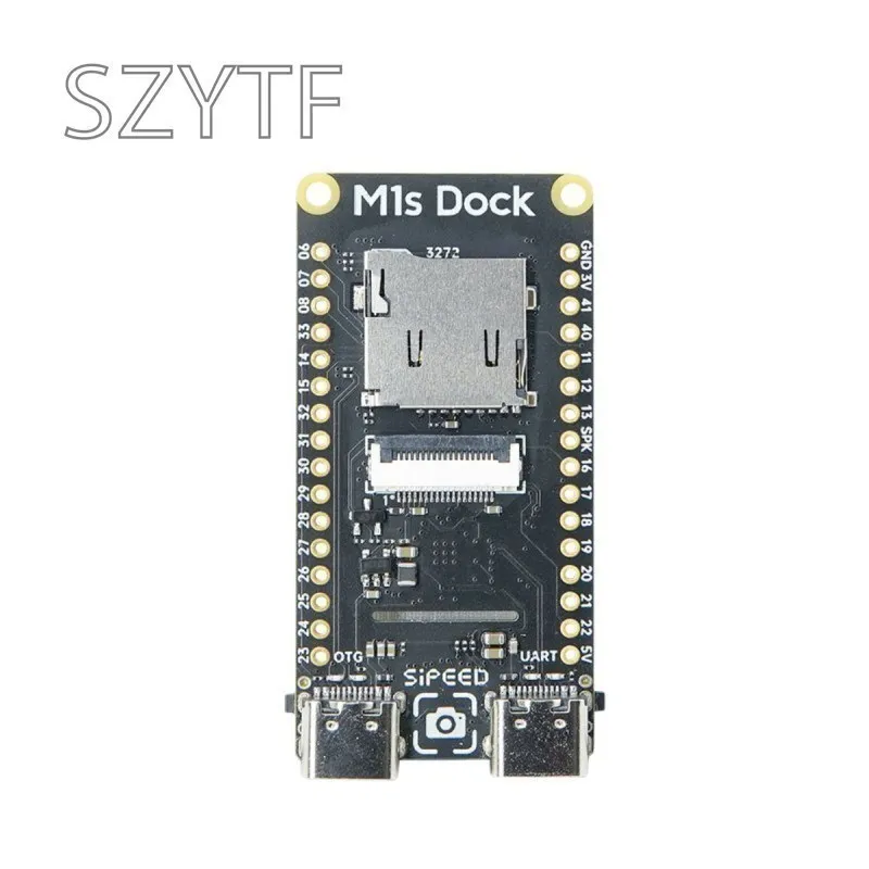 Placa De Desenvolvimento Inteligente Artificial Sipeed M1s Dock Ai Plus Iot Tinyml Risc-v Linux