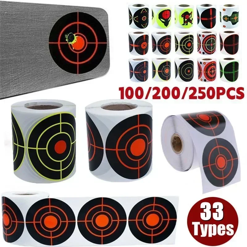 33-Types-3-7-6-CM-Yellow-Red-Shooting-Exercises-Splatter-Target ...