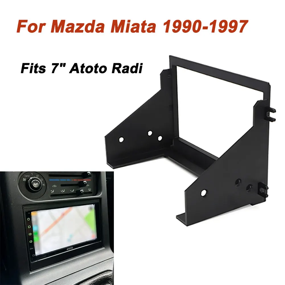 For-Mazda-Miata-1990-1997-Double-Din-Head-Unit-Bezel-Radio-Frame ...