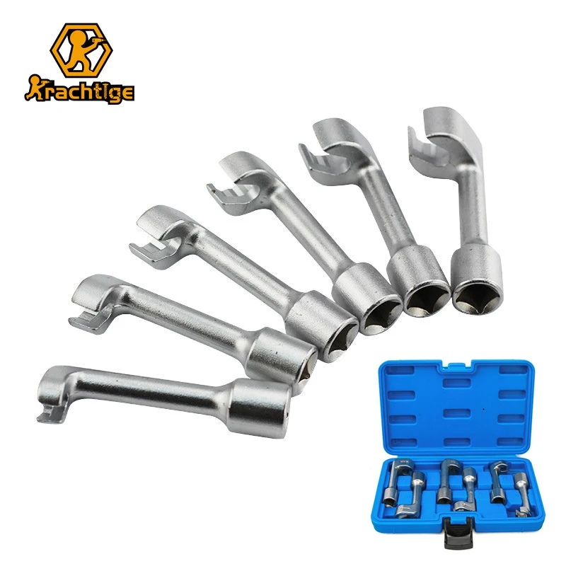 Krachtige-1Pcs-6Pcs-Socket-Wrench-L-shaped-Open-Hexagonal-Slotted-Fuel ...