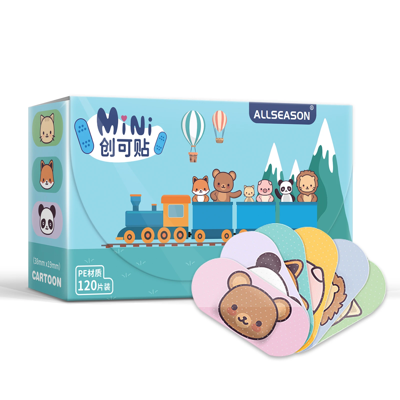 120pcs Cute Cartoon Children Band Aid Waterproof Breathable Adhesive ...