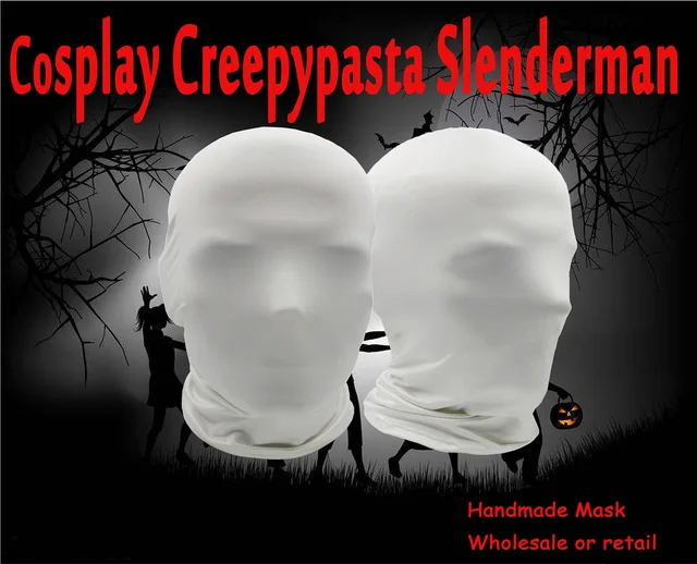 Slender Man Face Mask
