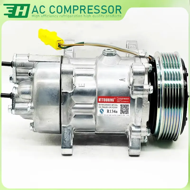 SD6V12 AC Compressor For Peugeot 206 307 406 607 806 / Citroen C4 ...