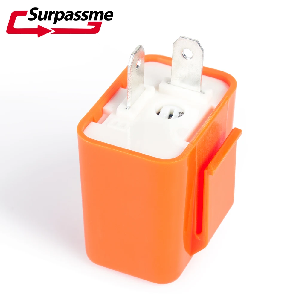 2-Pin-LED-Flasher-Rel-Freq-ncia-Ajust-vel-Turn-Signal-Luz-Blinker ...