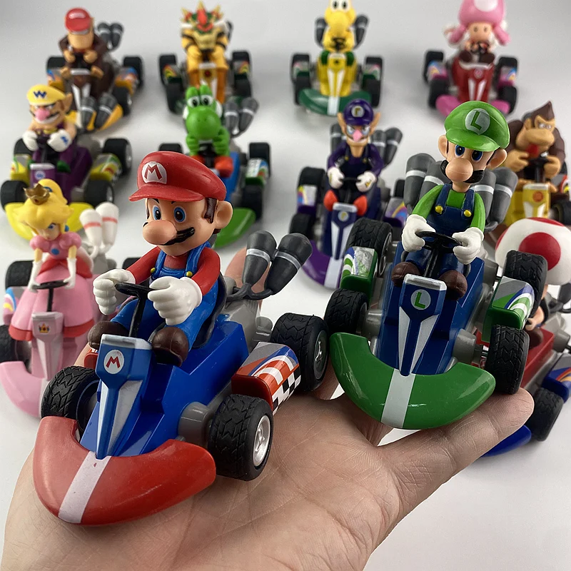 Super-Mario-Series-Karting-Action-Figure-Brinquedos-Luigi-Yoshi-Donkey ...