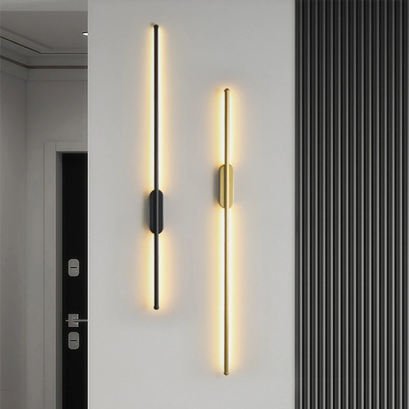 Gold Black Indoor LED Wall Lights Fixtures Wall Lamps Decro for ...