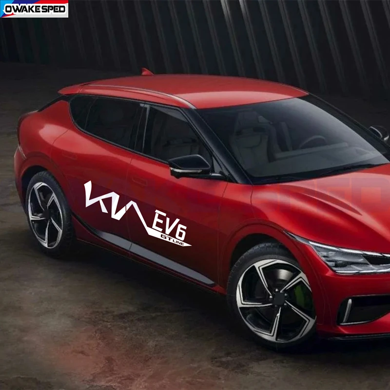 Car-Body-Door-Side-Decor-Sticker-For-KIA-EV6-GT-Line-Customized ...