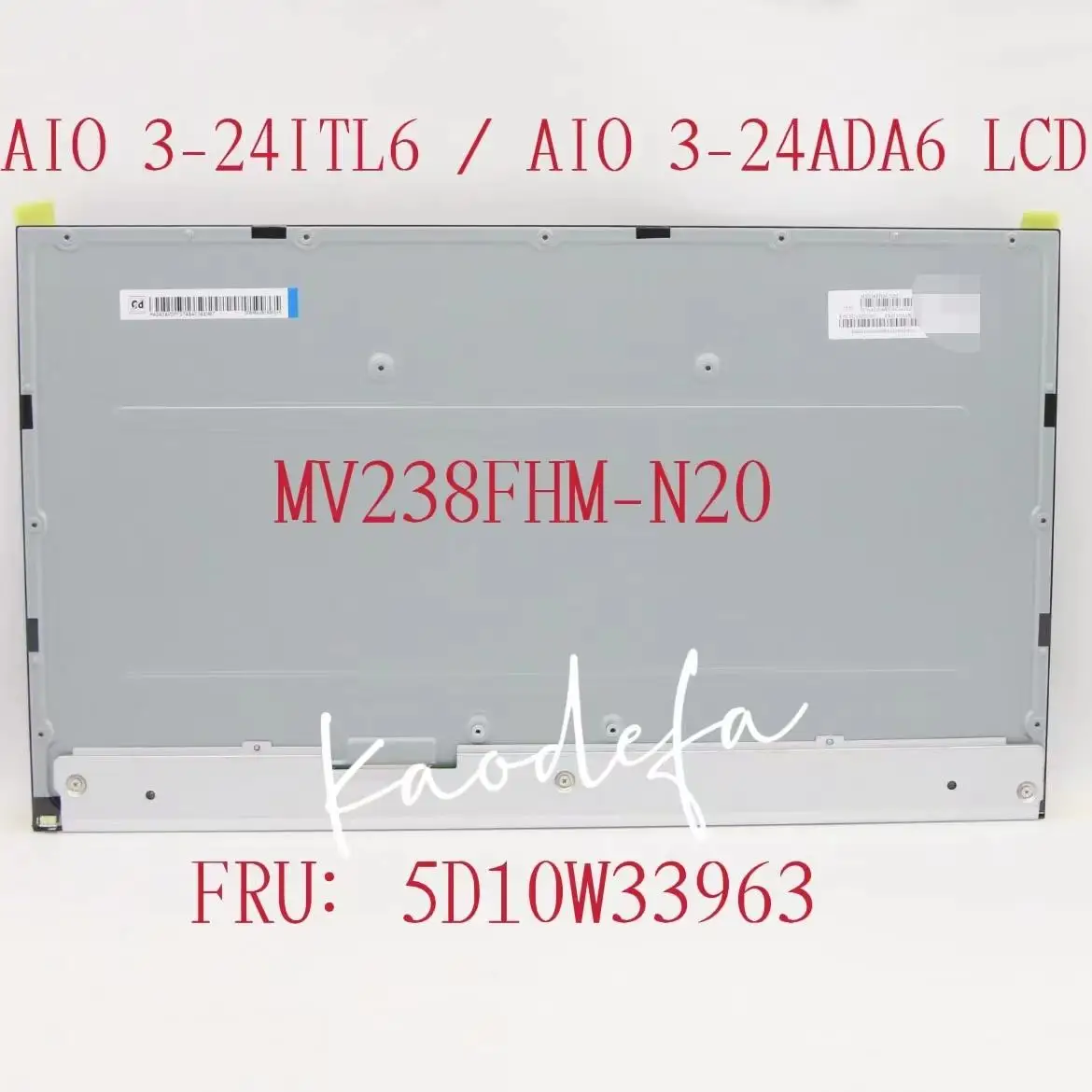 for IdeaCentre AIO 3-24ADA6 LCD Display Screen MV238FHM-N20 Upgrade FHD ...